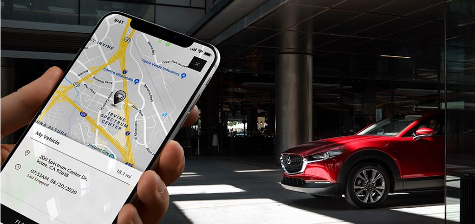 Forgot where you parked your car? Use the Mazda vehicle finder on the ...