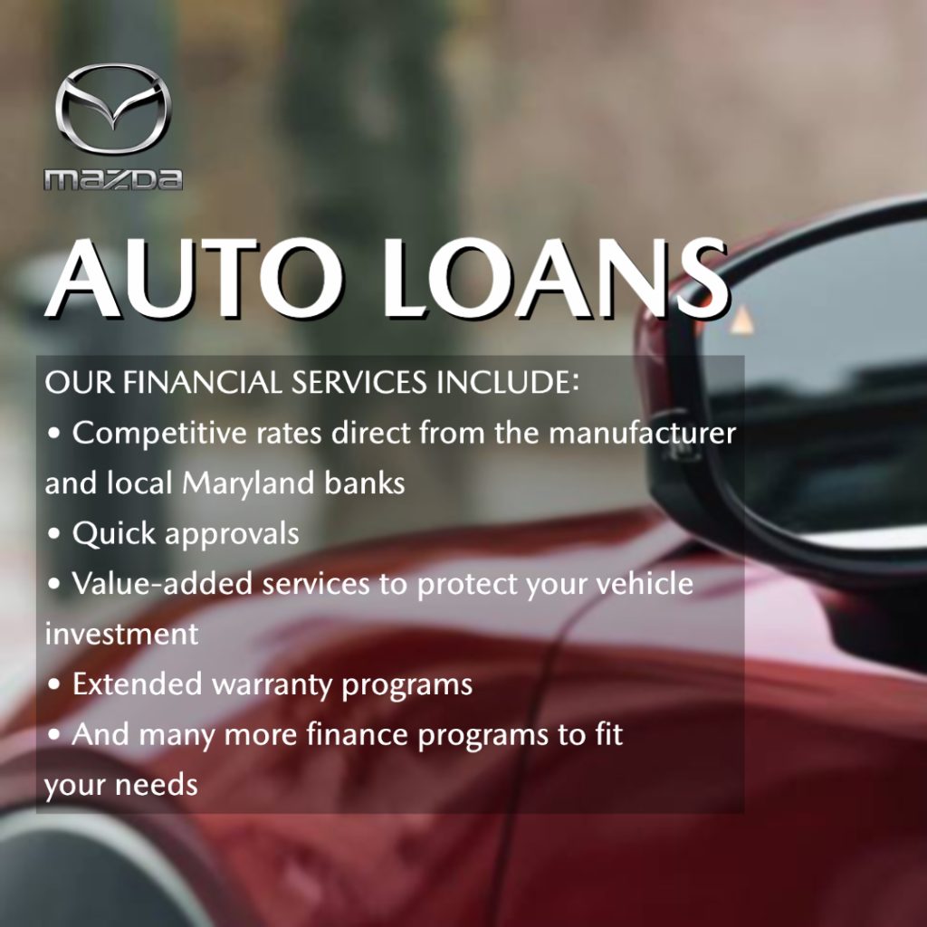 Learn more about Passport Mazda financial services that are offered ...